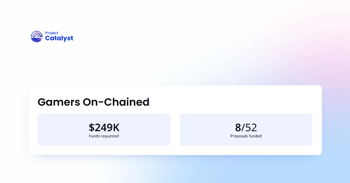 Gamers On-Chained | Project Catalyst