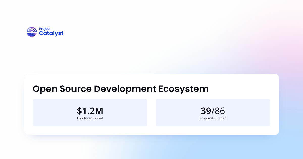 Open Source Development Ecosystem | Project Catalyst