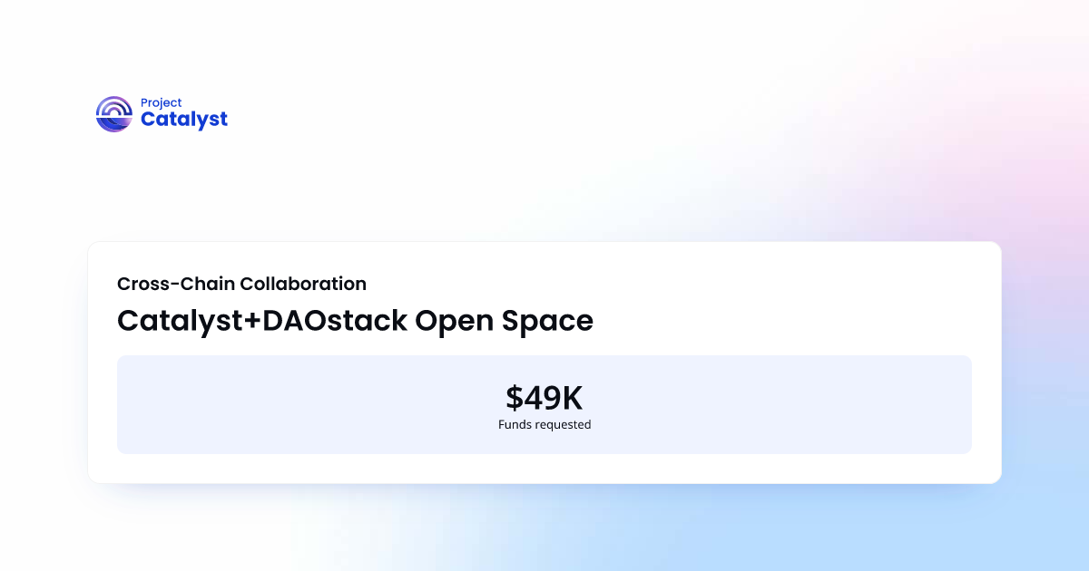 Catalyst+DAOstack Open Space