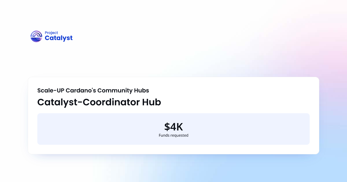 Catalyst-Coordinator Hub