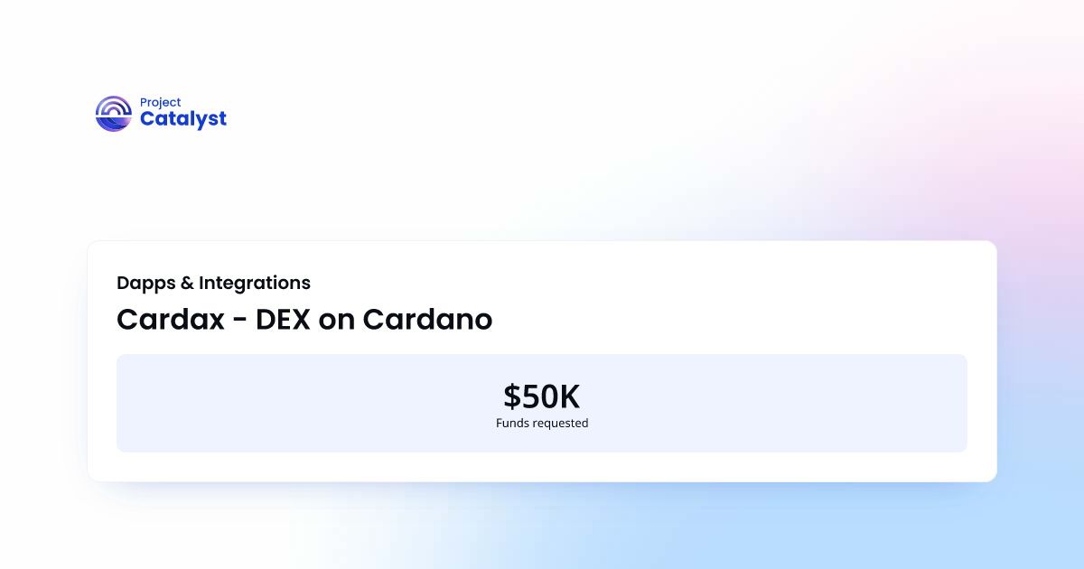 Cardax - DEX on Cardano