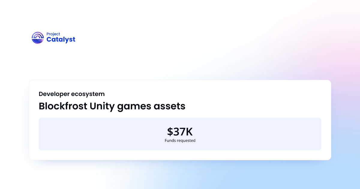 Blockfrost Unity games assets